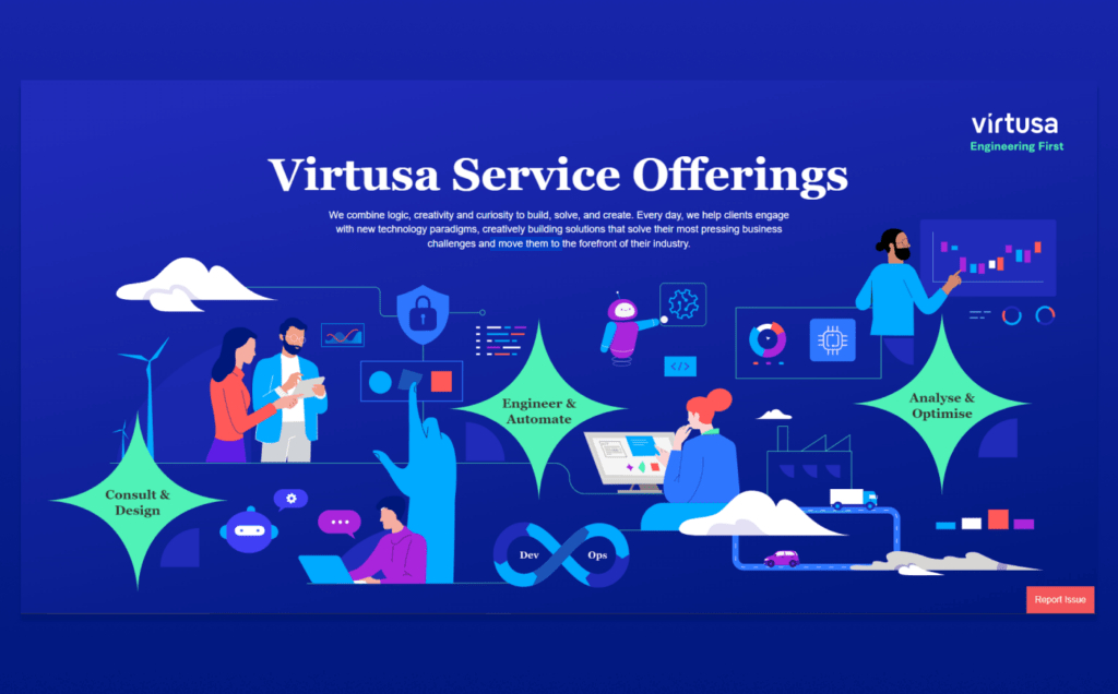 Interactive 2D Infographic - Digital Apple